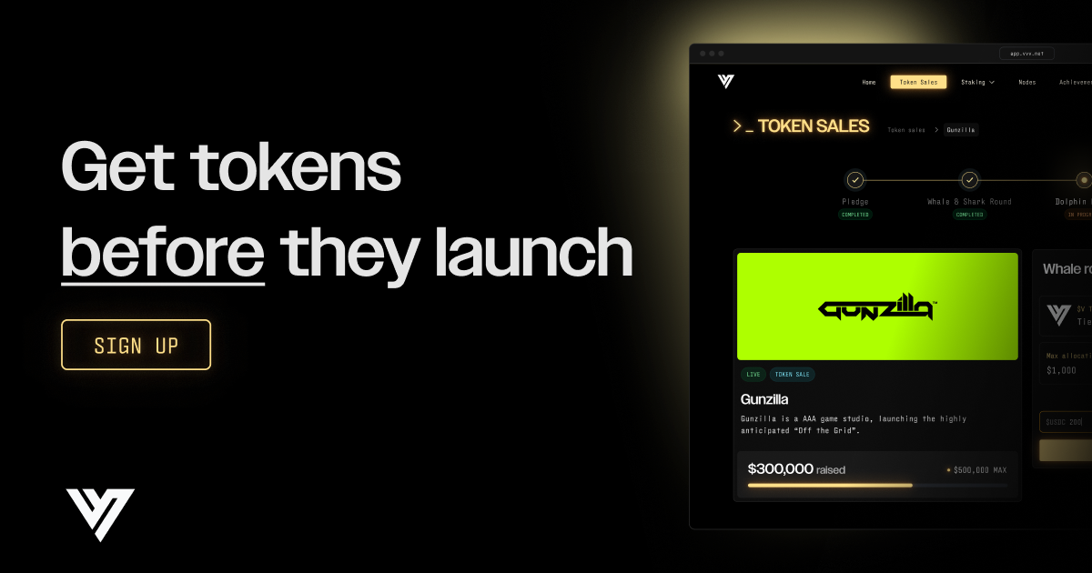 vVv | Token Access & Launches